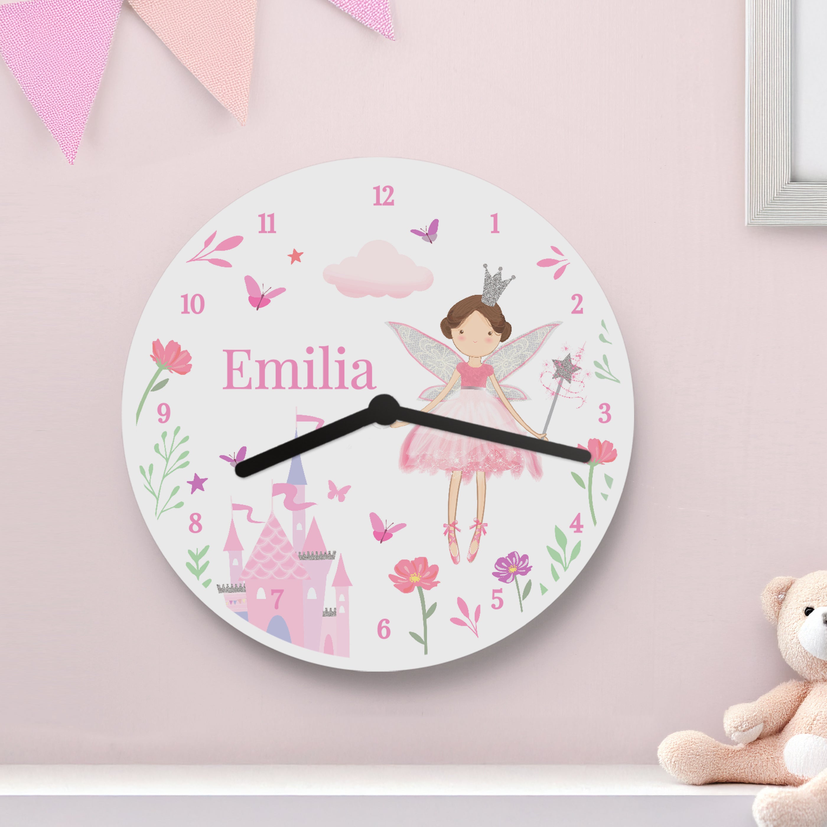 Personalised Fairy Princess Clock – Pixie Magic & co